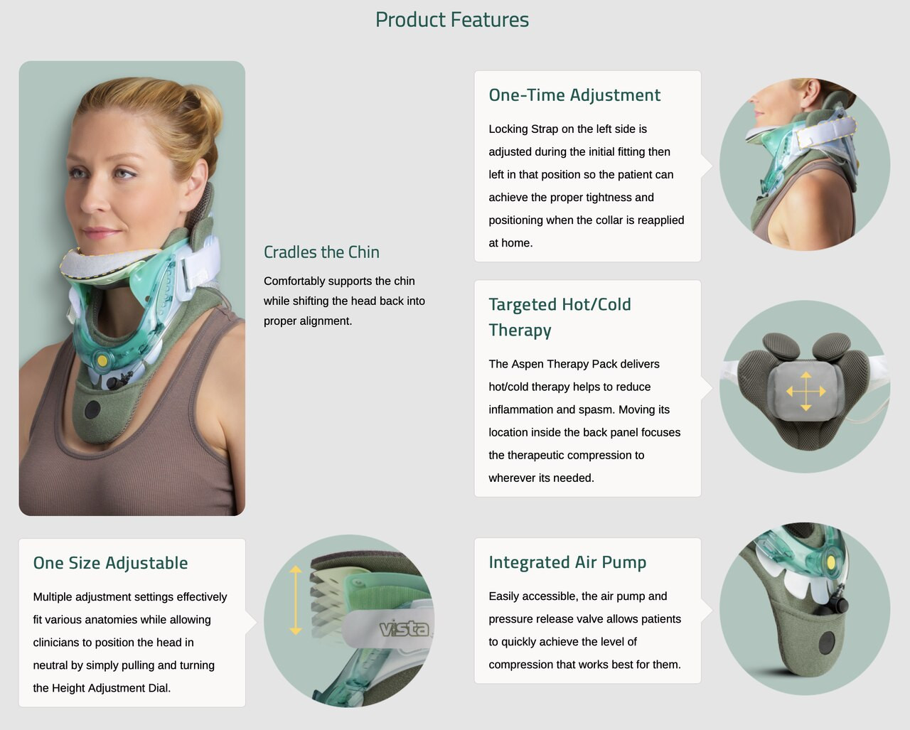 Aspen Vista MultiPost Therapy Collar | Live Action Safety