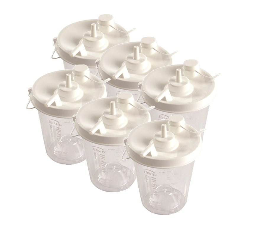 Bemis Hi-Flow Rigid Suction Canister - 1200cc | Live Action Safety