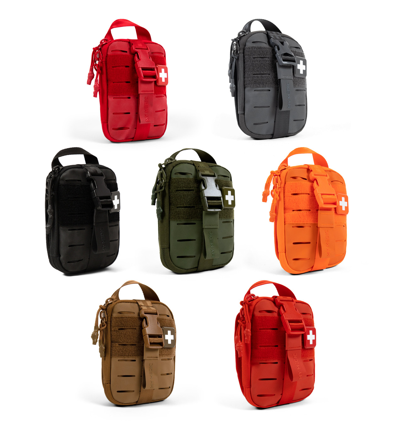 Lightning X Color Coded First Aid Medical Kit Accessory Pouches - 4 ...