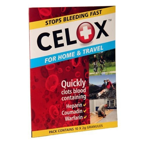 Celox First Aid Hemostatic Blood Clot Granules - 2 grams | Live Action ...
