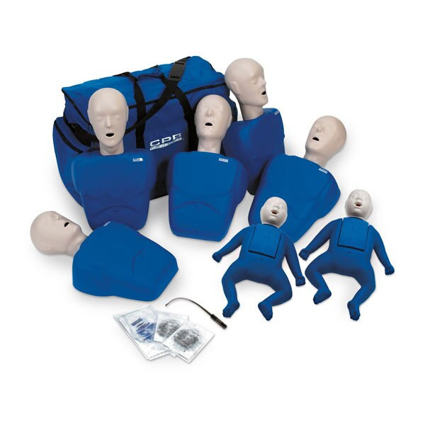CPR Prompt 7 Pack Training and Practice Manikin - Blue | Live Action Safety