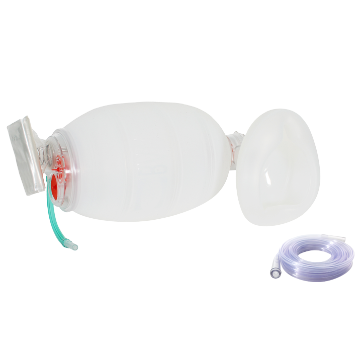 PerSys Pocket BVM w/O2 Tubing - Green Case | Live Action Safety