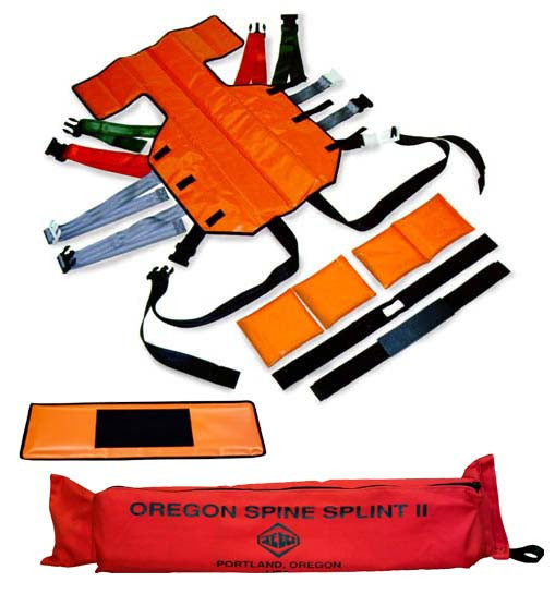 Skedco Oregon Spine Splint II Complete - Orange | Live Action Safety