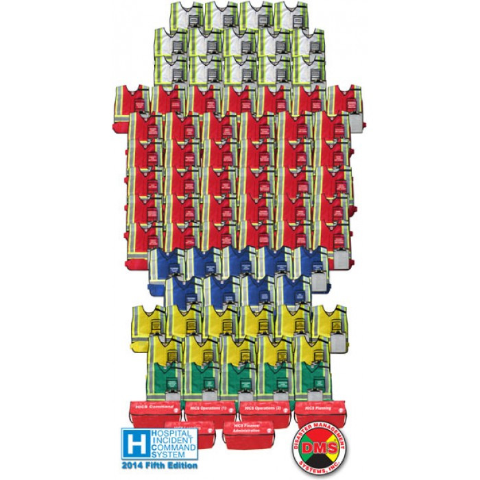 HICS 2014 Command Vest Kit - 76 Position | Live Action Safety