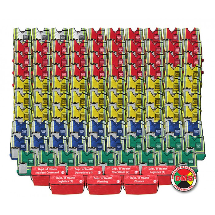 Department Of Health Command Vest Kit - 99 Positions | Live Action Safety
