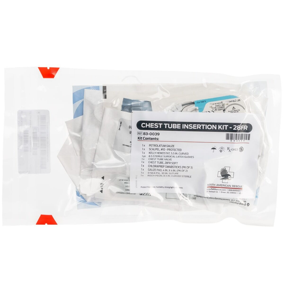 NAR Chest Tube Insertion Kit - 2 Sizes | Live Action Safety