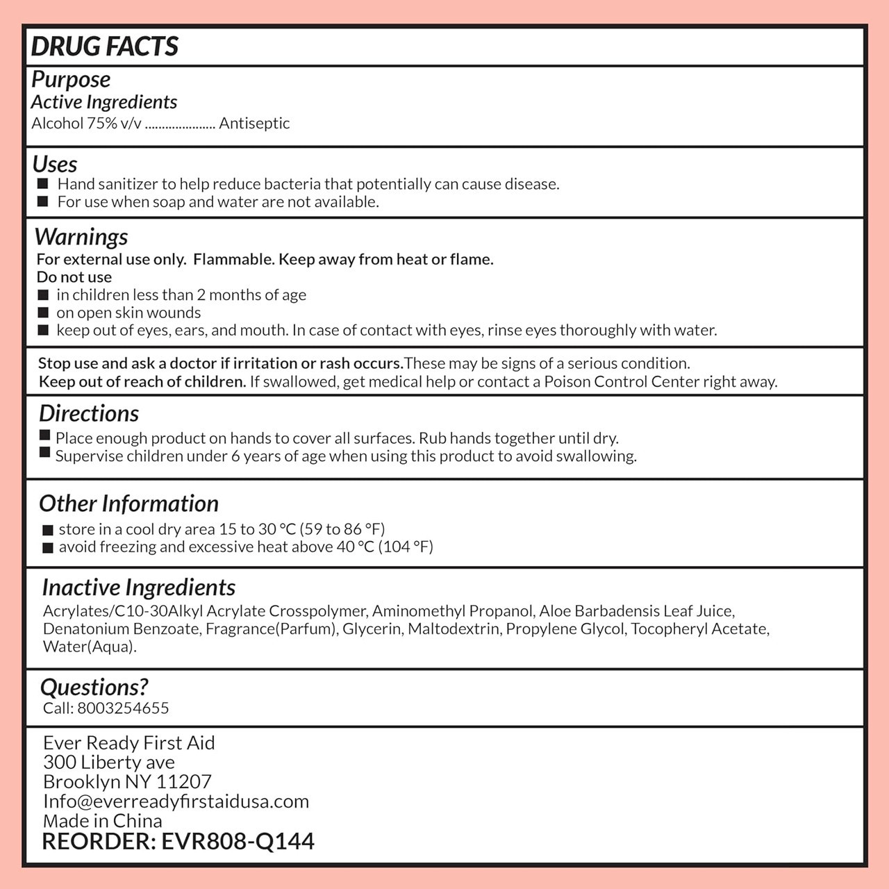 EverGuard Hand Sanitizer - .9G Packets | Live Action Safety