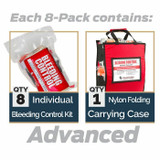 Clear Wall Mount Cabinet for Bleeding Control Kit | Live Action Safety