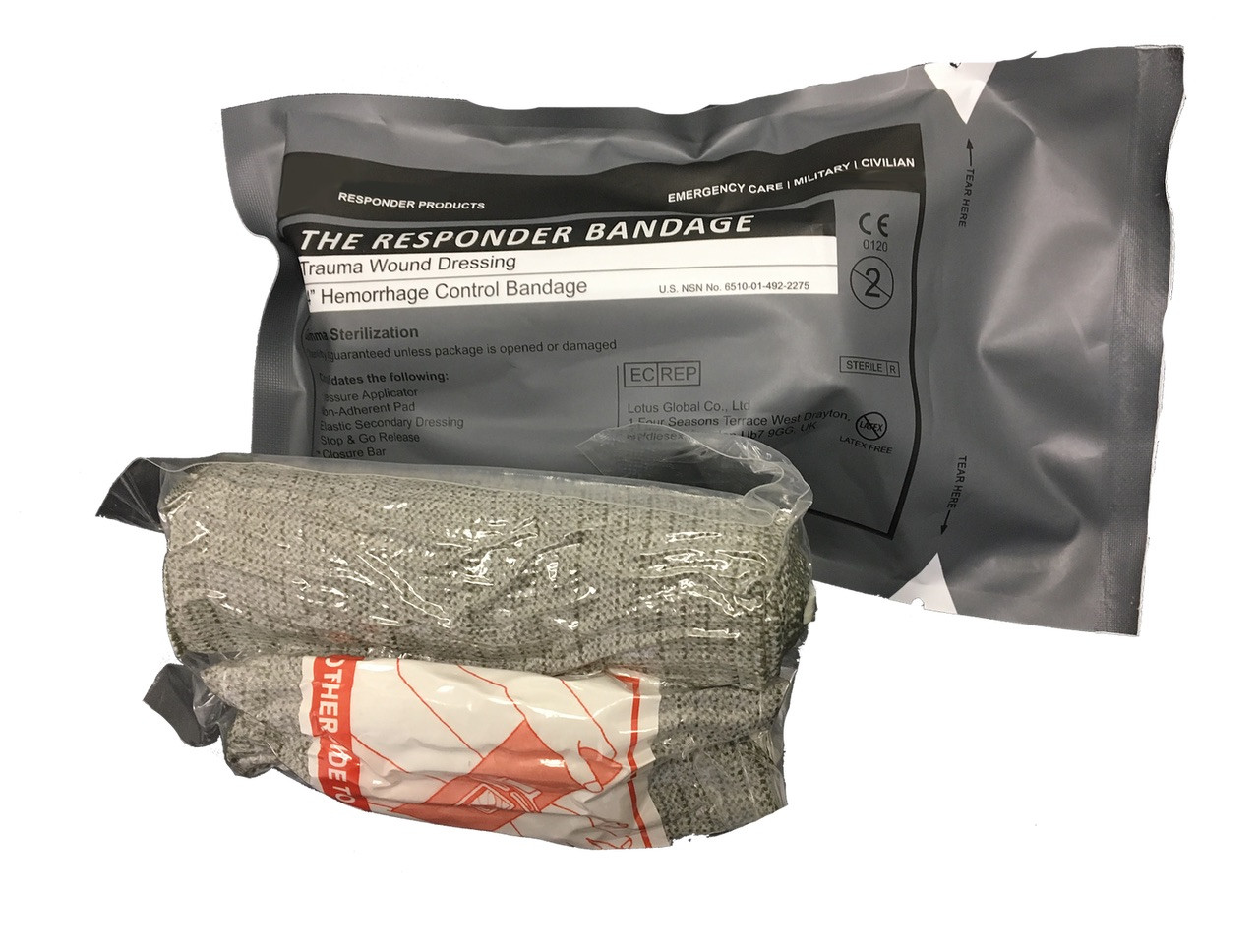 EverGuard Elastic Bandages with Clips - Brown | Live Action Safety