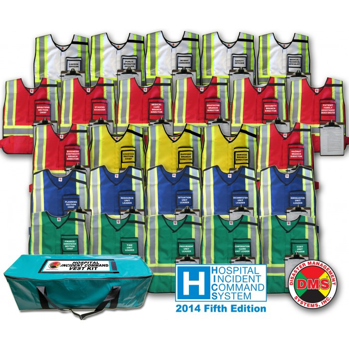 HICS 2014 Command Board Deluxe Toolkit - 76 Position | Live Action Safety