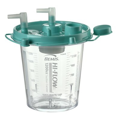 Bemis Hi-Flow Rigid Suction Canister - 1200cc | Live Action Safety