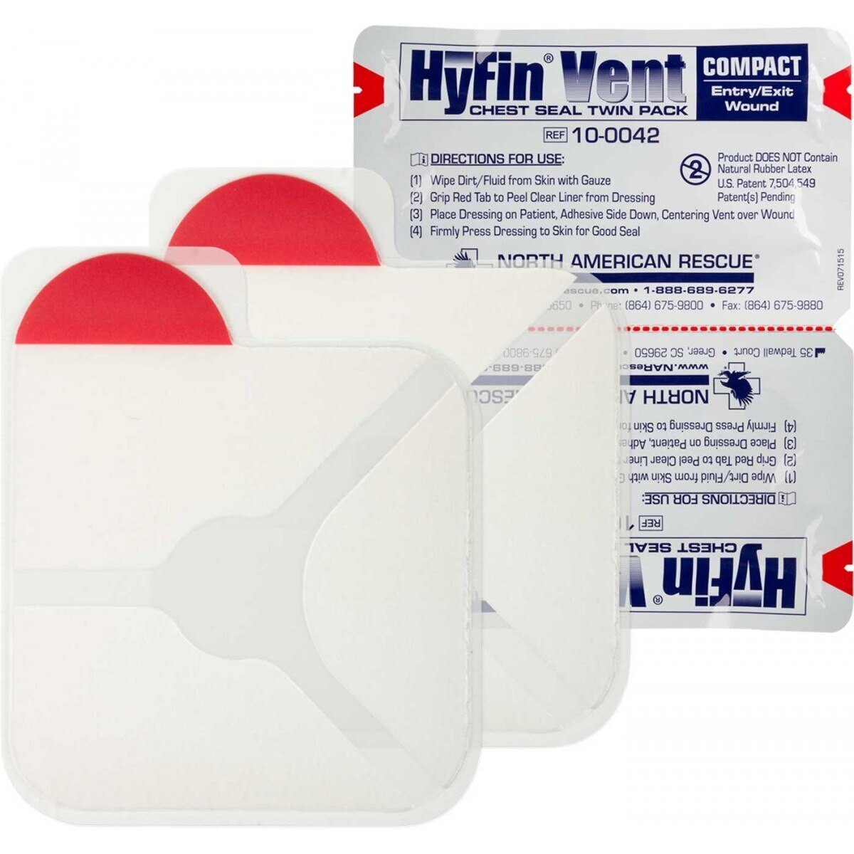 HyFin Vent Chest Seal - Twin Pack | Live Action Safety