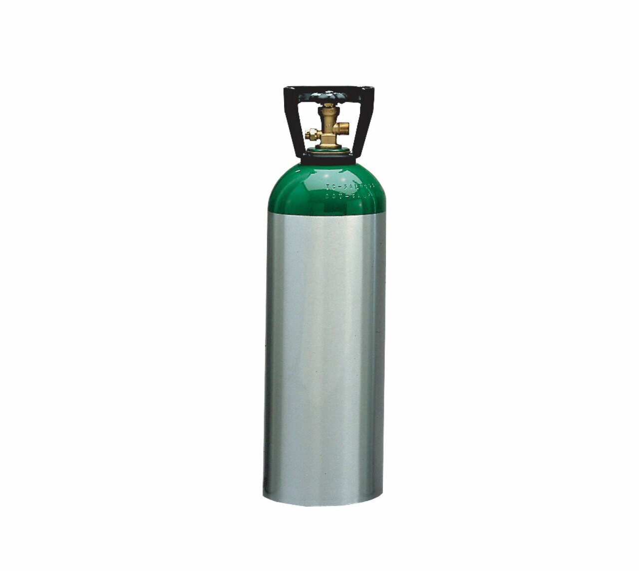 Aluminum Oxygen Cylinder Size E (M-24) - With Z Valve | LiveActionSafety