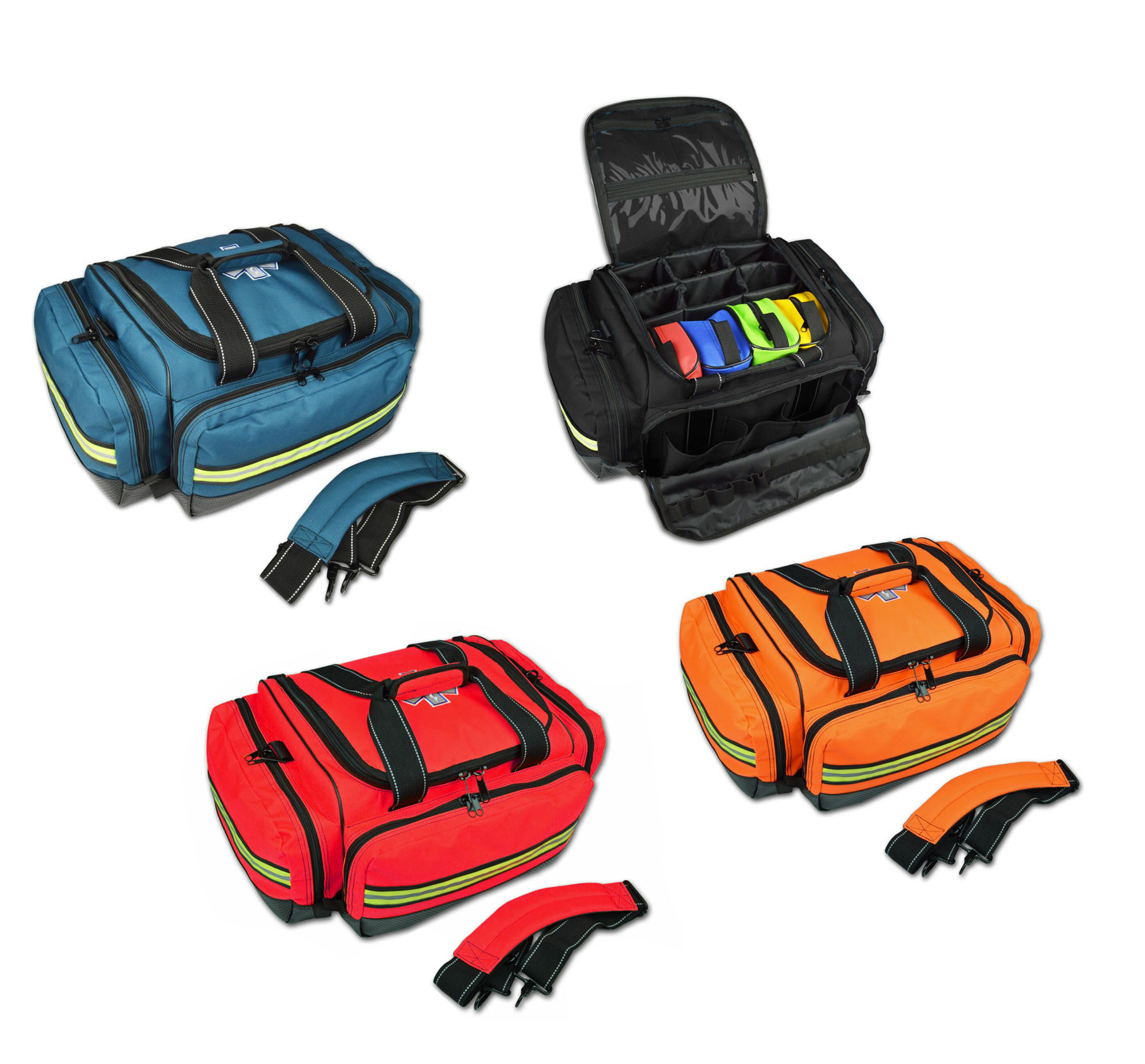 Lightning X Color Coded First Aid Medical Kit Accessory Pouches - 4 ...