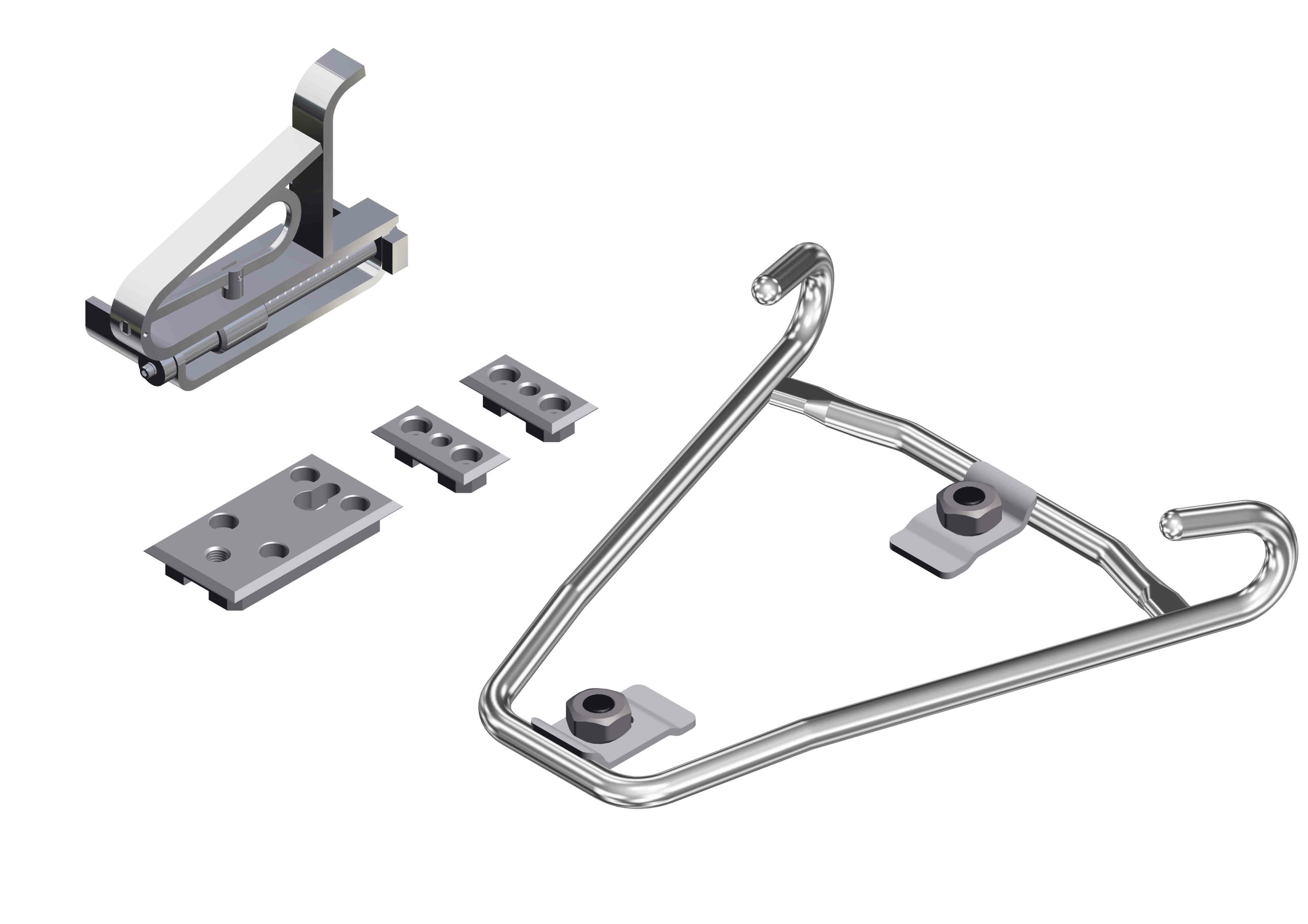 Ferno Model 173 Complete Fastening System - Standard Floor Mount Kit ...