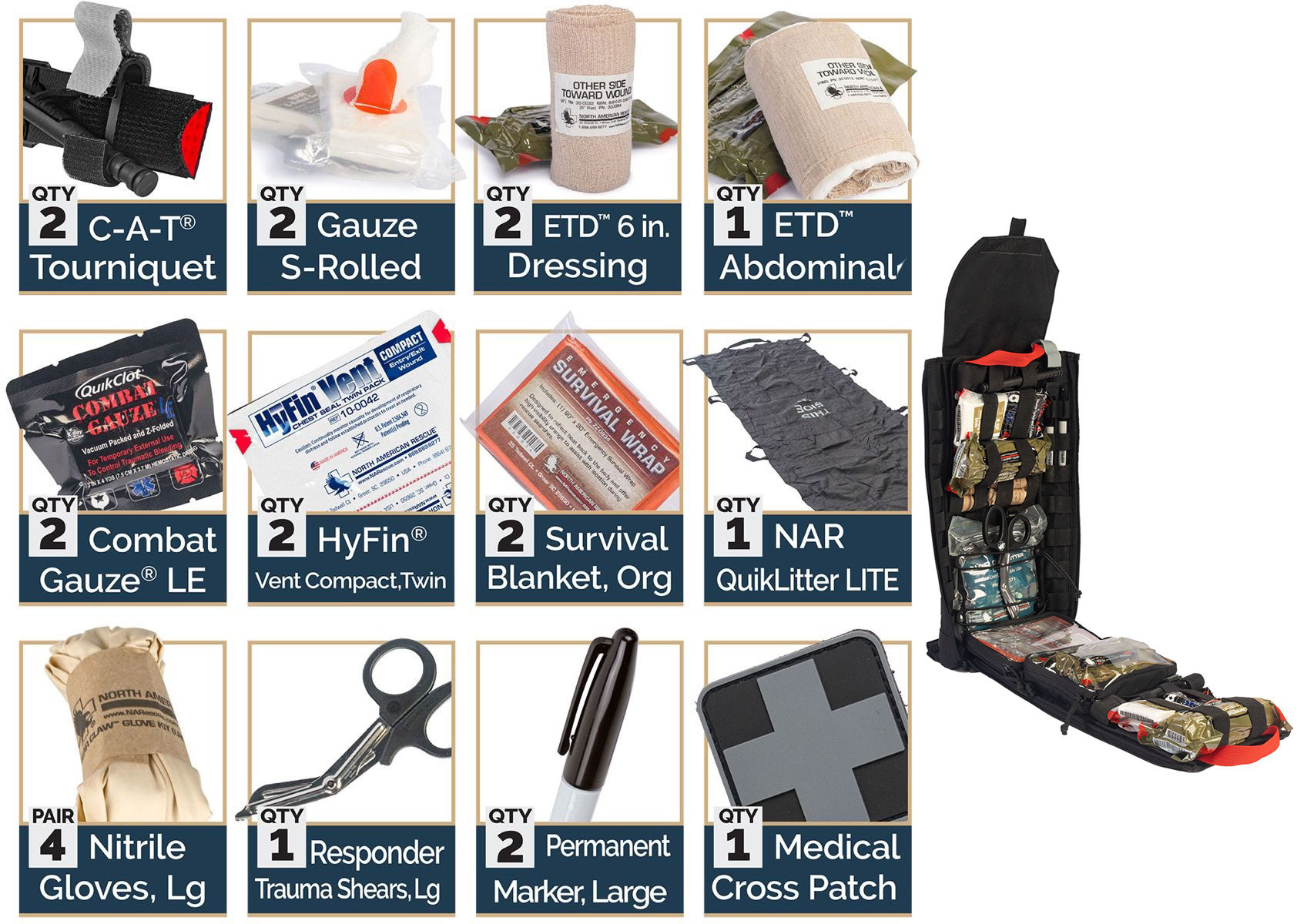 NAR Saline Lock Kit IV Start Kit | Live Action Safety