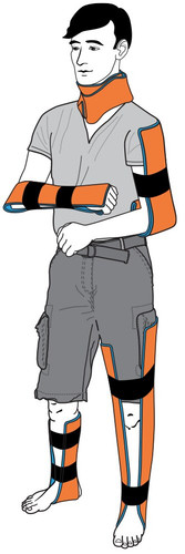 SAM Splint - Orange - Rolled | Live Action Safety