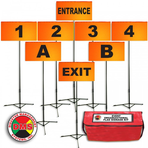 Event Organizational Flag Signage Kit | Live Action Safety