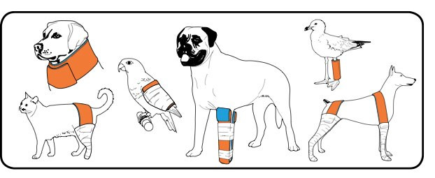 Padded Aluminum Splint - Orange | Live Action Safety