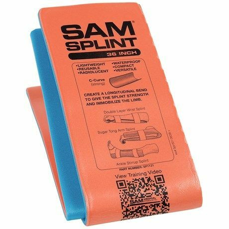 SAM Splint - Orange - Rolled | Live Action Safety