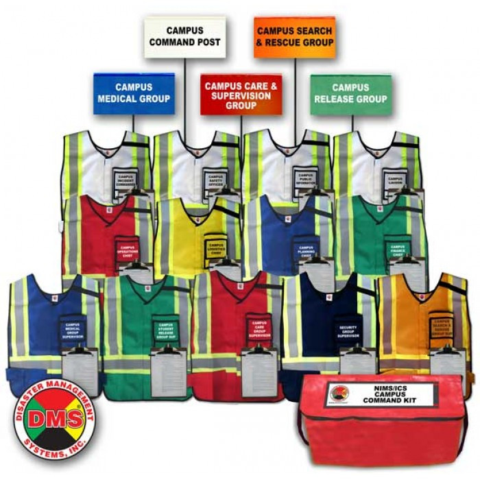 Field Incident Command Vest Kit | Live Action Safety
