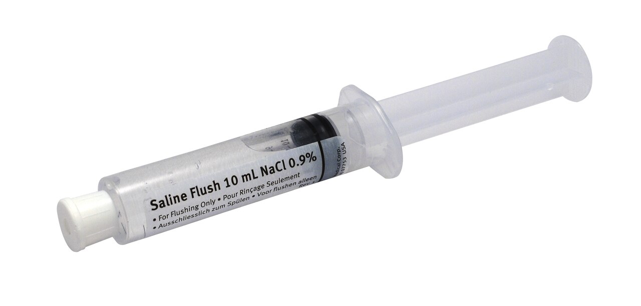 Monoject Sodium Chloride 0.9% Prefilled I.V. Syringe Flush - 10ml ...