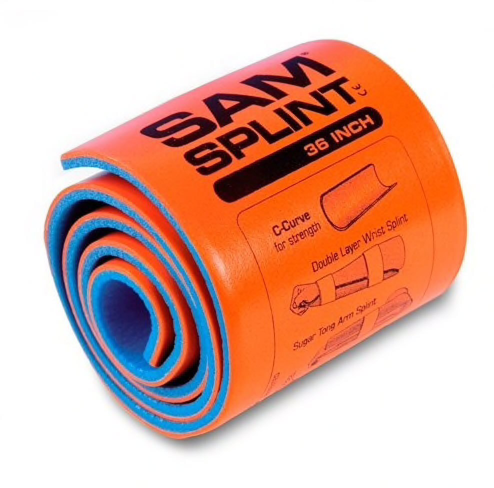 SAM Splint - Orange - Rolled | Live Action Safety