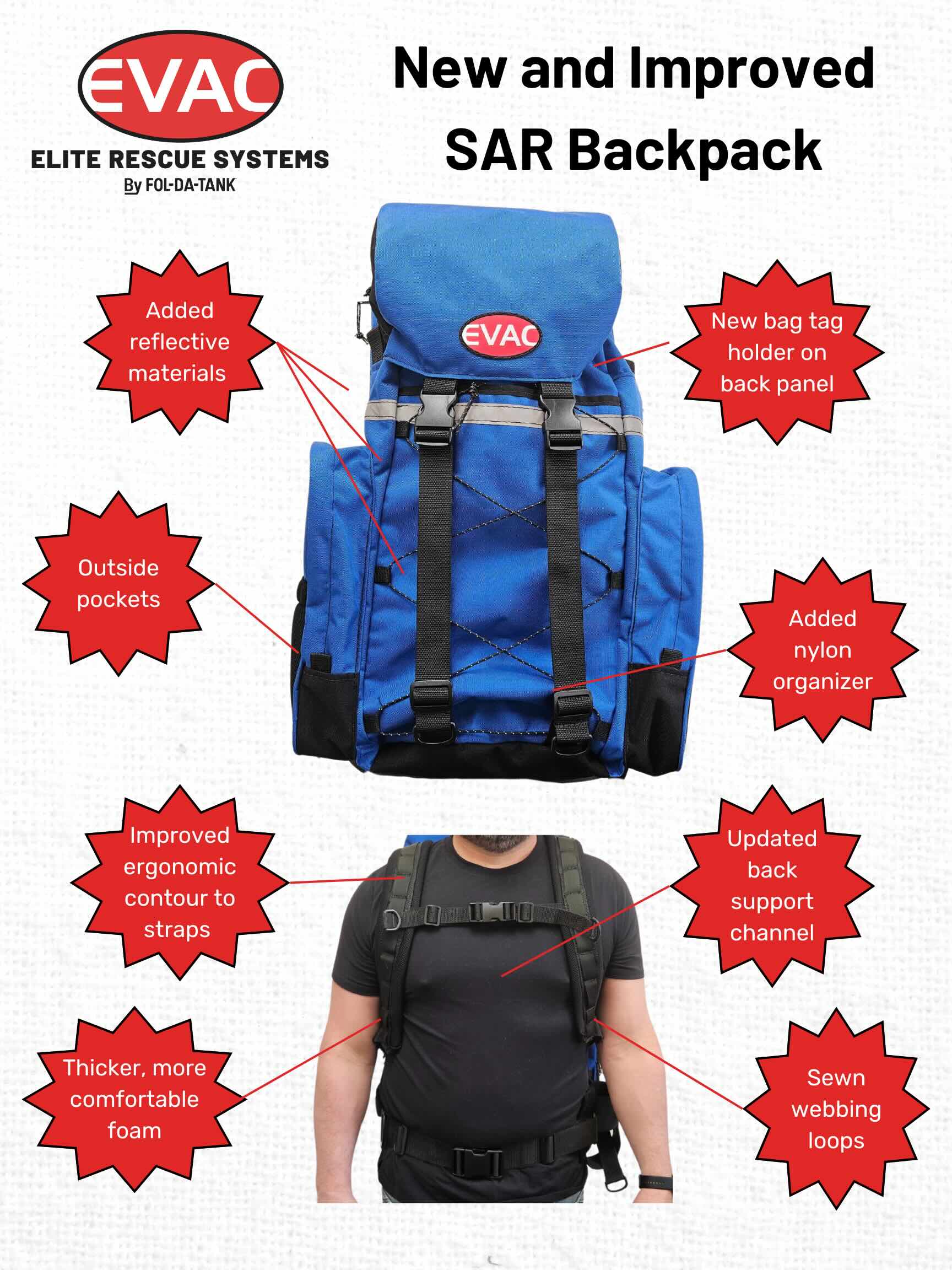 EVAC Search and Rescue SAR Pack | Live Action Safety