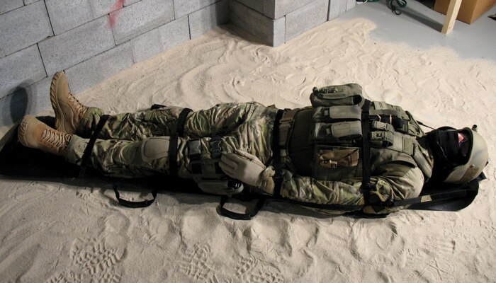 TacMed Foxtrot DA Litter with Carrier | Live Action Safety