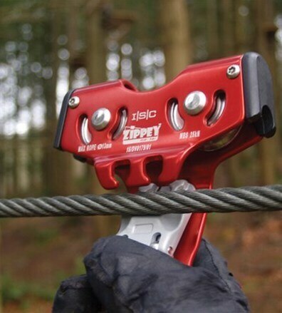 ISC Zippey Clip 'N' Zip Trolley | Live Action Safety