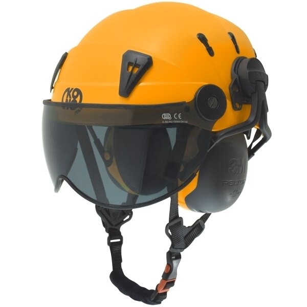 Kong Spin ANSI Helmet - Yellow | Live Action Safety