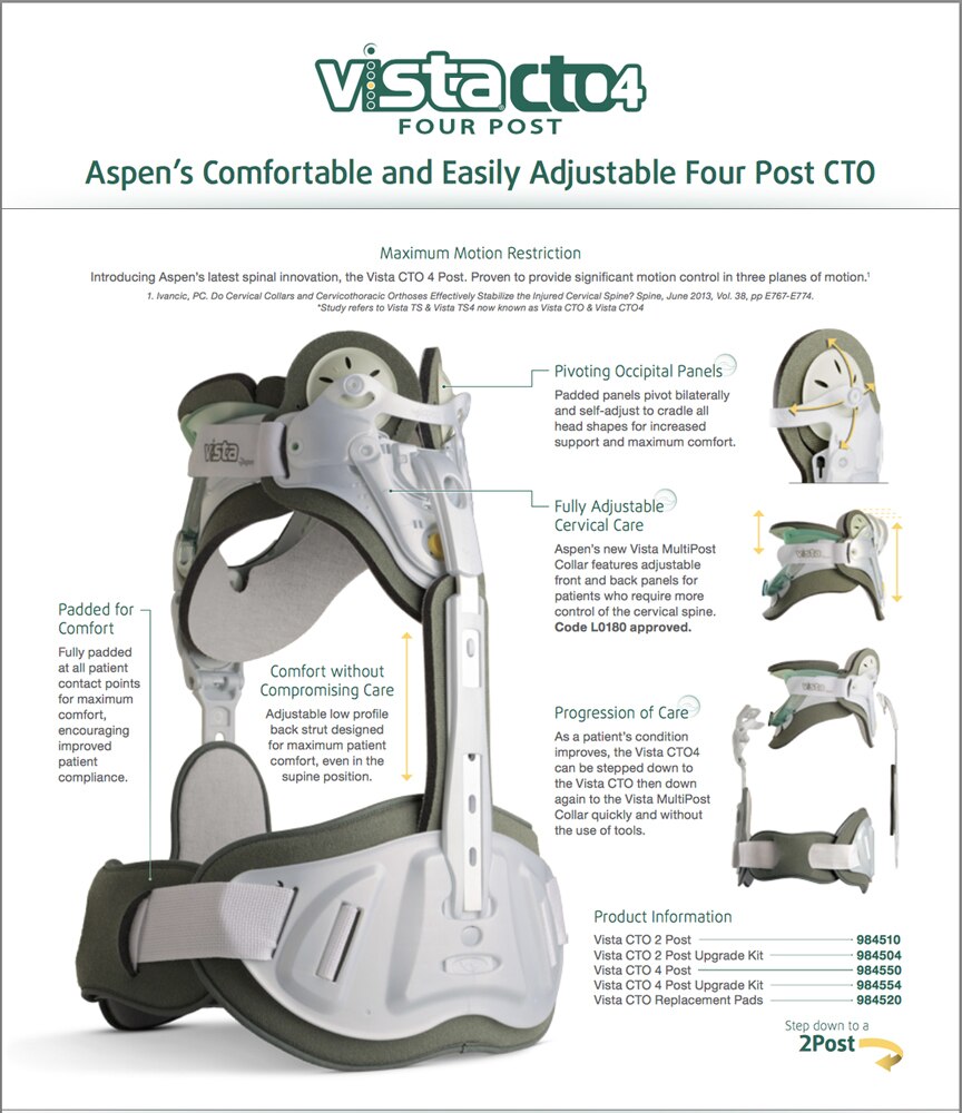 Aspen Vista CTO - Replacement Pads | Live Action Safety
