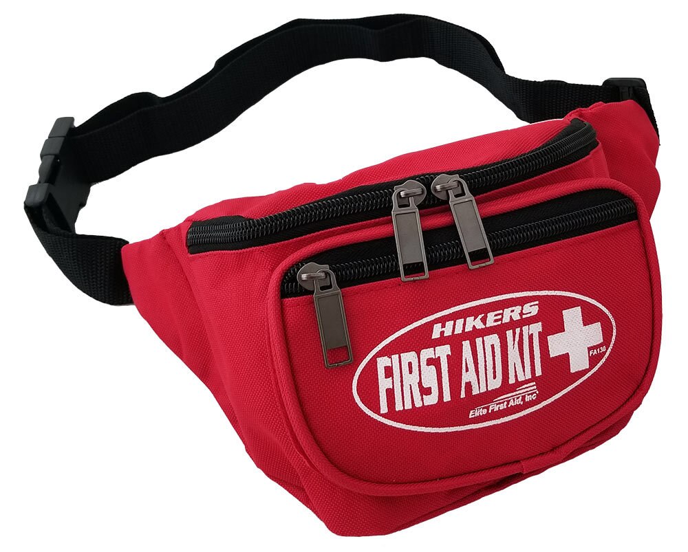Elite Hikers First Aid Fanny Pack Full Kit - 2 Colors | Live Action Safety