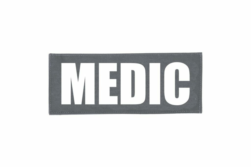 Medic Velcro ID Placard | Live Action Safety