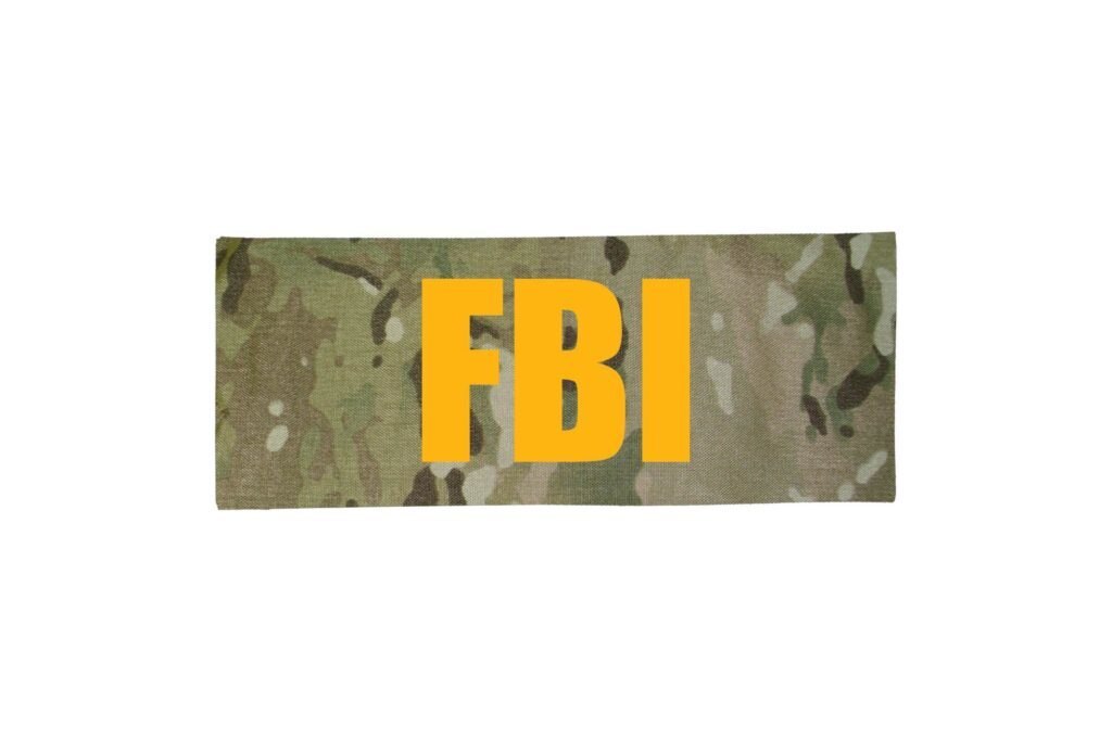 FBI Velcro ID Placard | Live Action Safety
