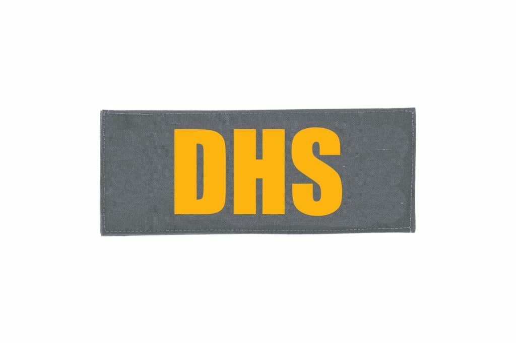 DHS Velcro ID Placard | Live Action Safety