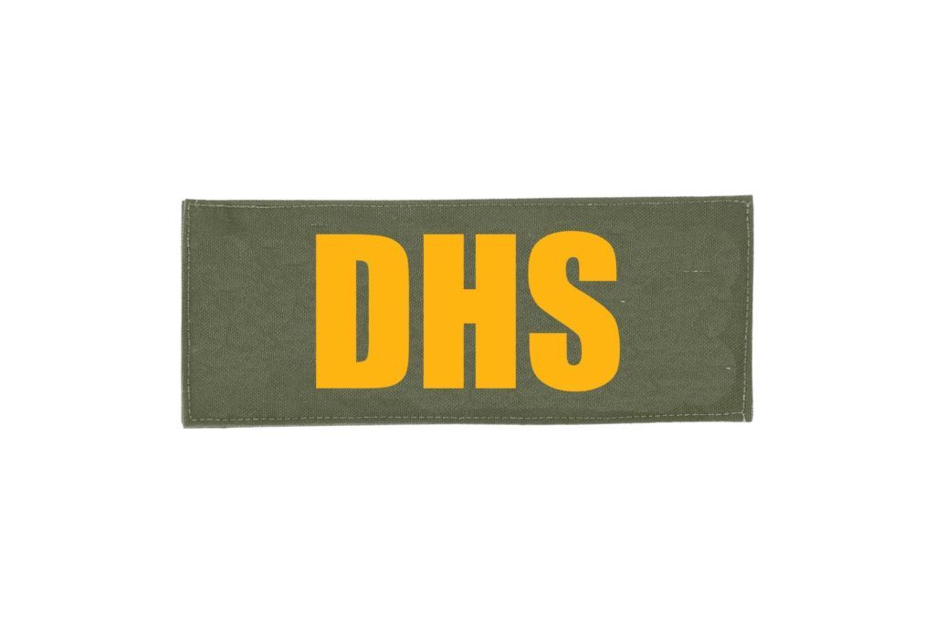 DHS Velcro ID Placard | Live Action Safety