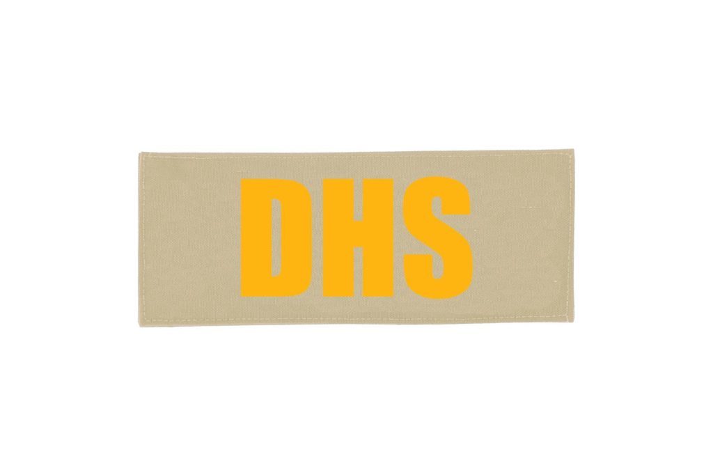 DHS Velcro ID Placard | Live Action Safety