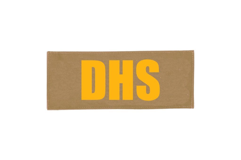 DHS Velcro ID Placard | Live Action Safety