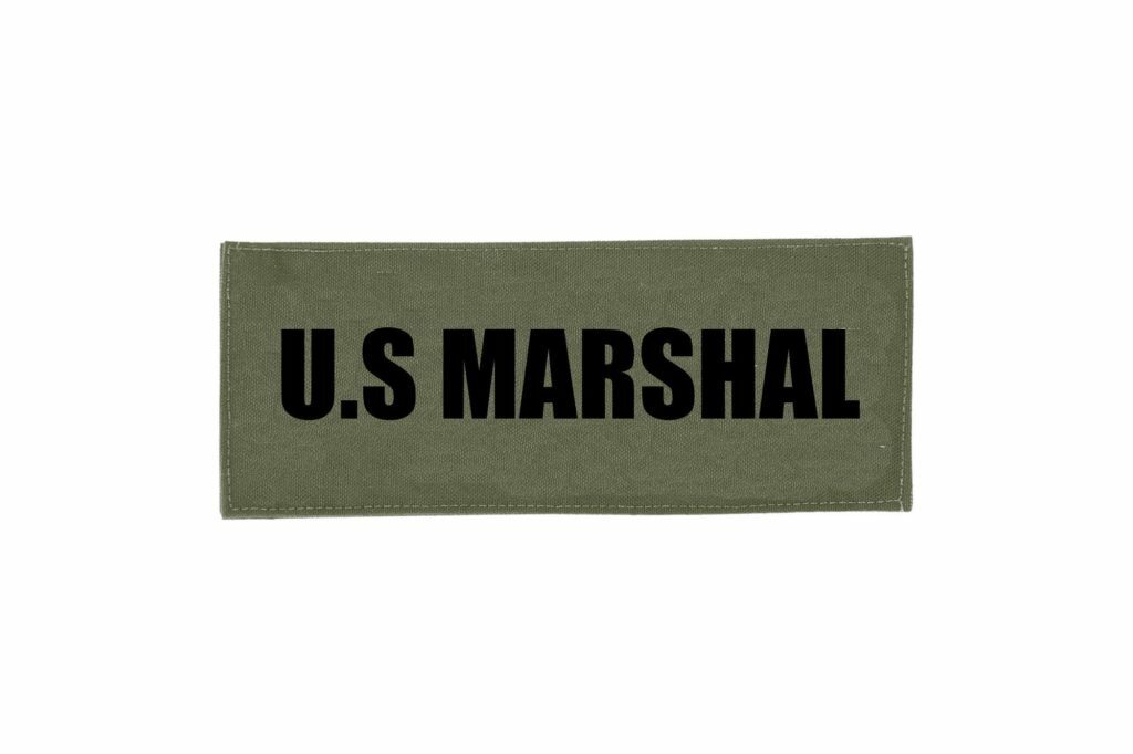 US Marshal Velcro ID Placard | Live Action Safety