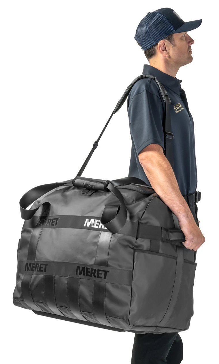 Meret TURNOUT PRO X Duffle Gear Bag - Tactical Black | Live Action Safety