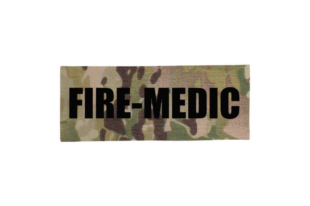FIRE-MEDIC Velcro ID Placard | Live Action Safety