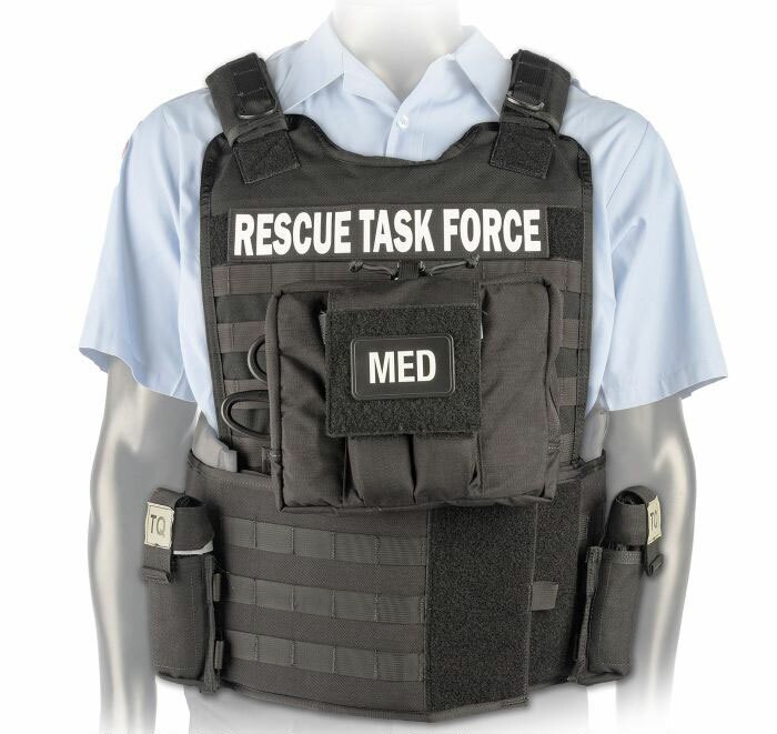 NAR Rescue Task Force Vest With IFAK Kit & Side Armor | Live Action Safety