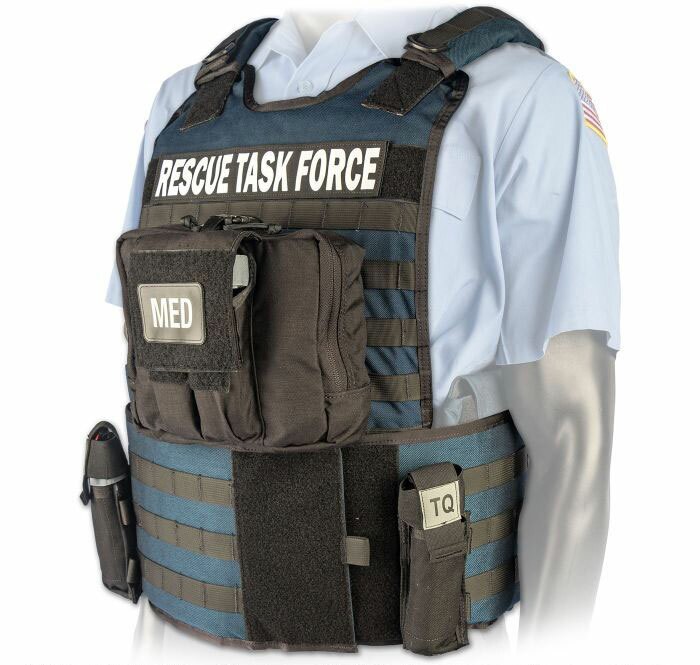 NAR Rescue Task Force Vest With IFAK Kit & Side Armor | Live Action Safety