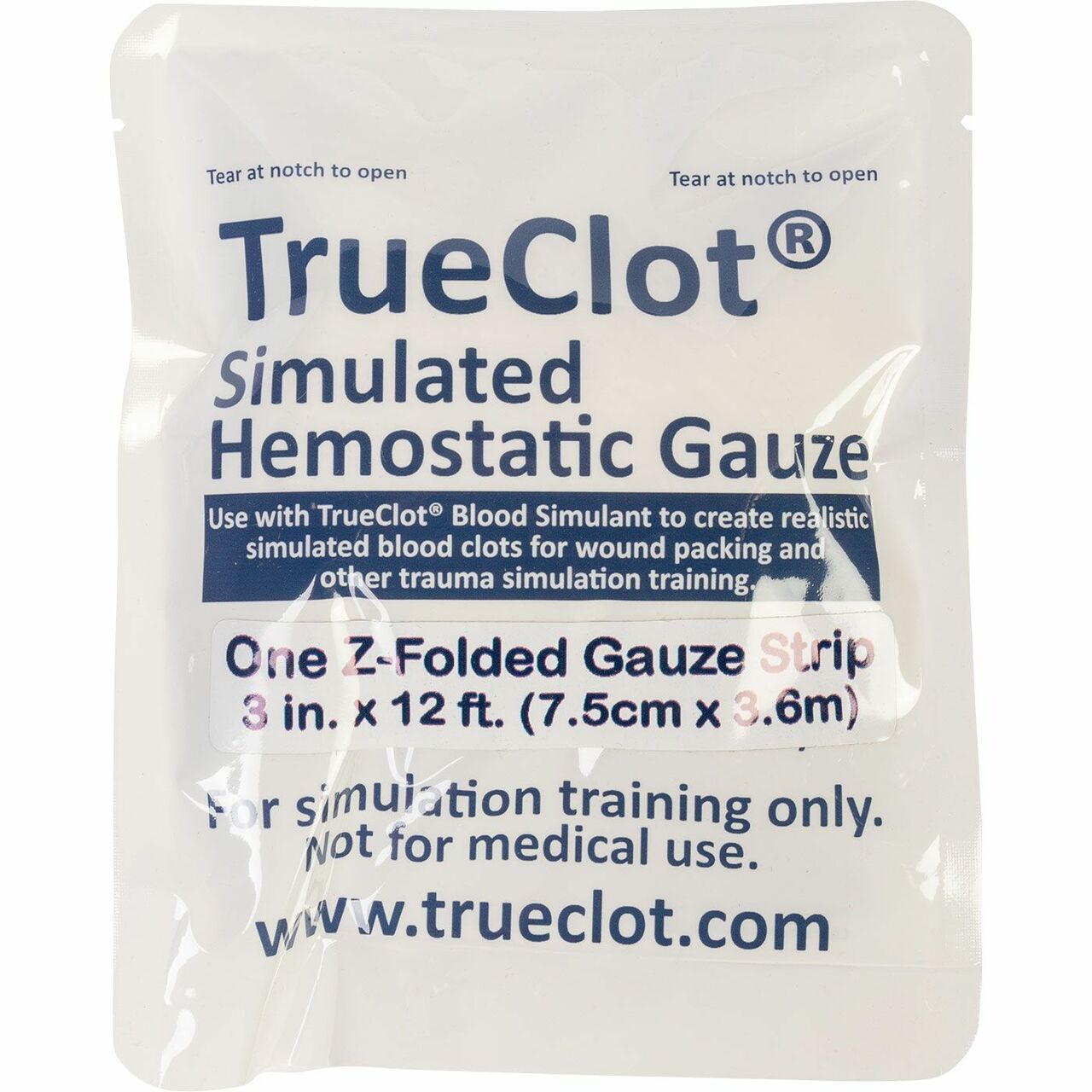 TrueClot Hemorrhage Training Kit - Large Caliber GSW w/ Bone Insert ...