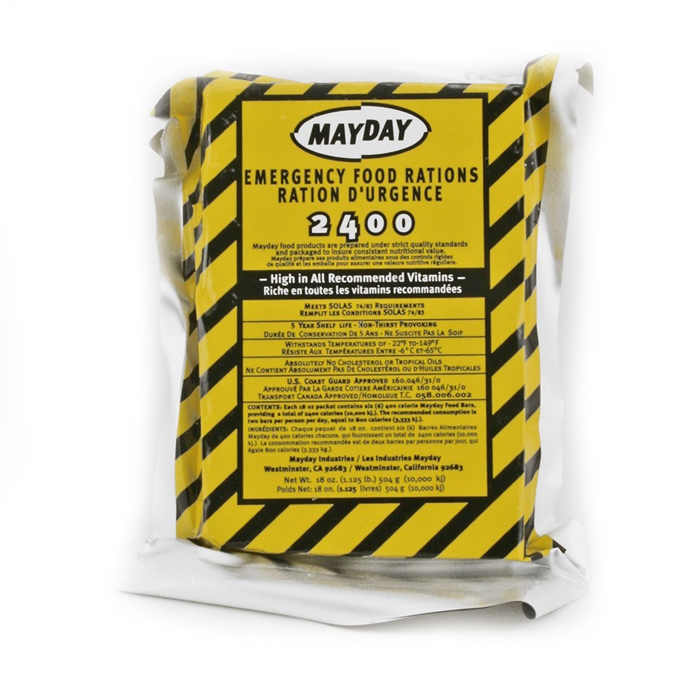 Mayday Emergency Food Ration - 2400 Calorie | Live Action Safety