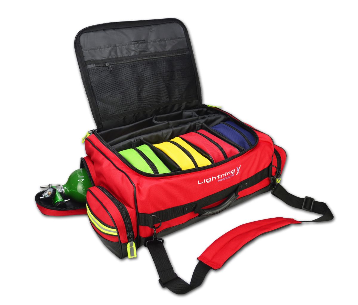 Lightning X Premium ALS Oxygen Trauma Bag w/ Color Coded Pouches | Live ...