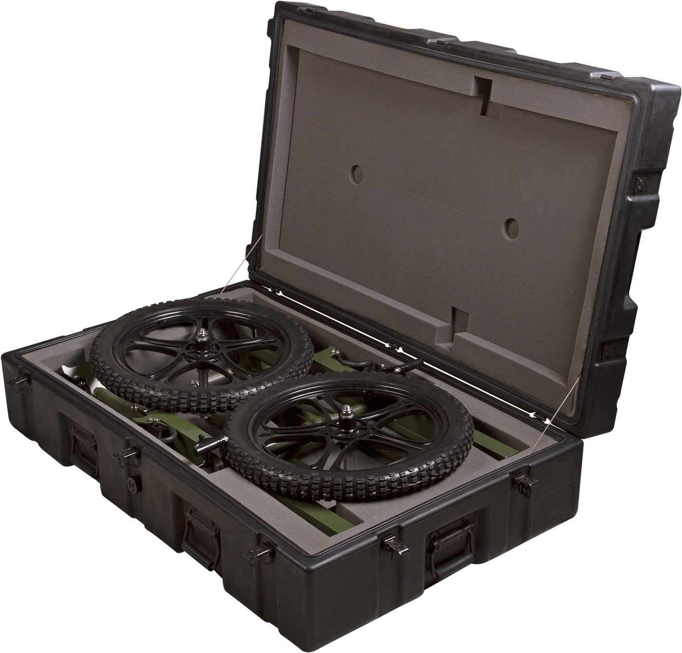 North American Rescue Wheeled Litter Carrier with Case | Live Action Safety