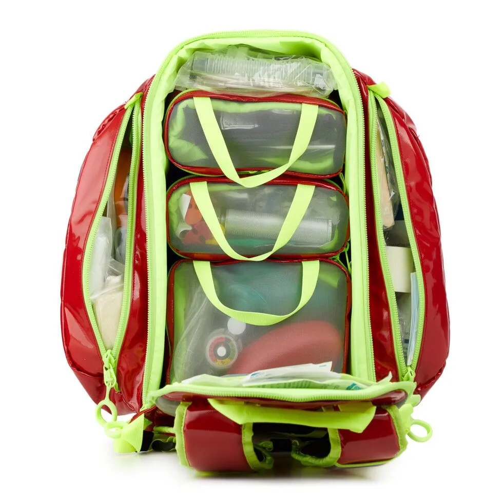 StatPack G3+ Quicklook AED Backpack - Red | Live Action Safety