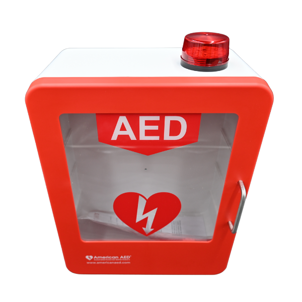 Universal AED Plastic Wall Cabinet with Audible Alarm and Strobe Light ...